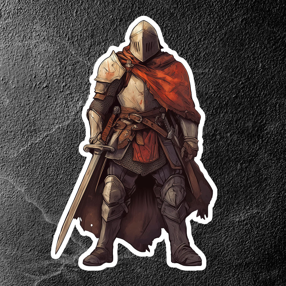 Arcane Knight - Vinyl Sticker – QuestBourne
