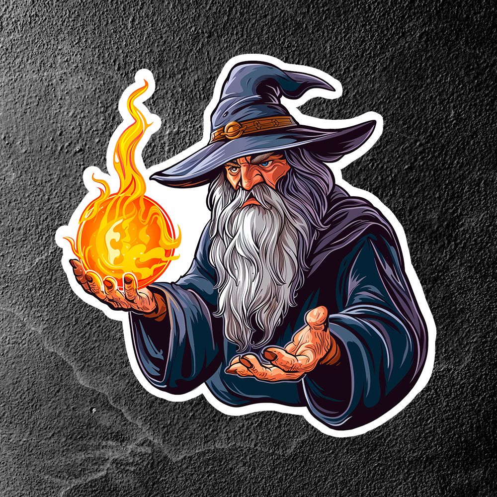 Grand Wizard - Vinyl Sticker – QuestBourne