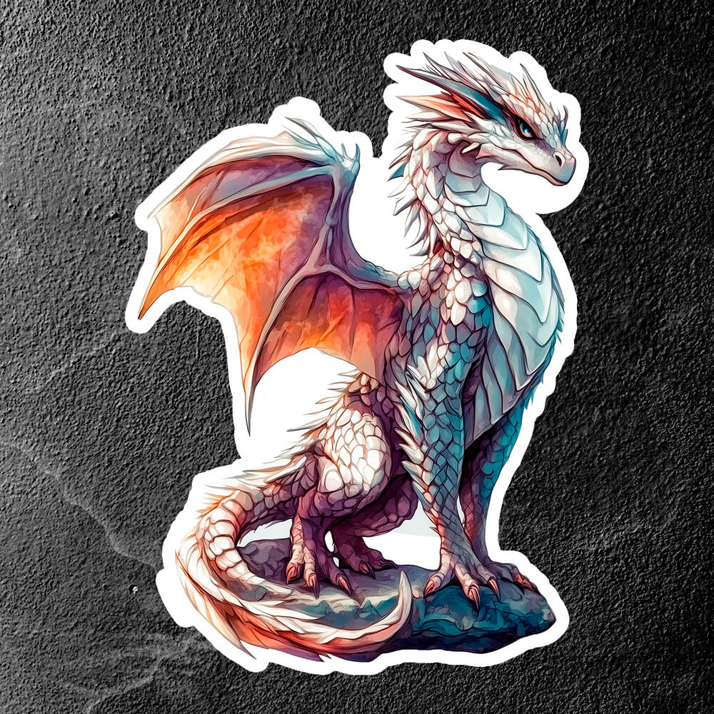 Inferno Wing - Vinyl Sticker – QuestBourne
