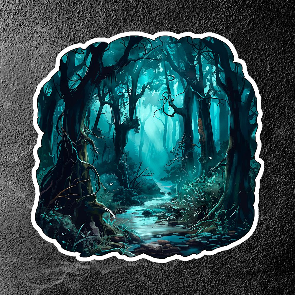 Enchanted Forest - Vinyl Sticker – QuestBourne