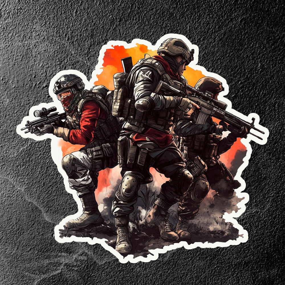 Soldiers - Vinyl Sticker – QuestBourne