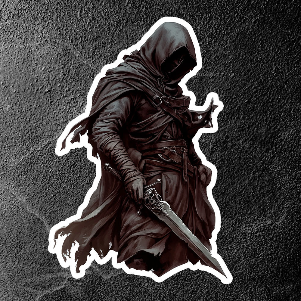 Rogue with Dagger - Vinyl Sticker – QuestBourne
