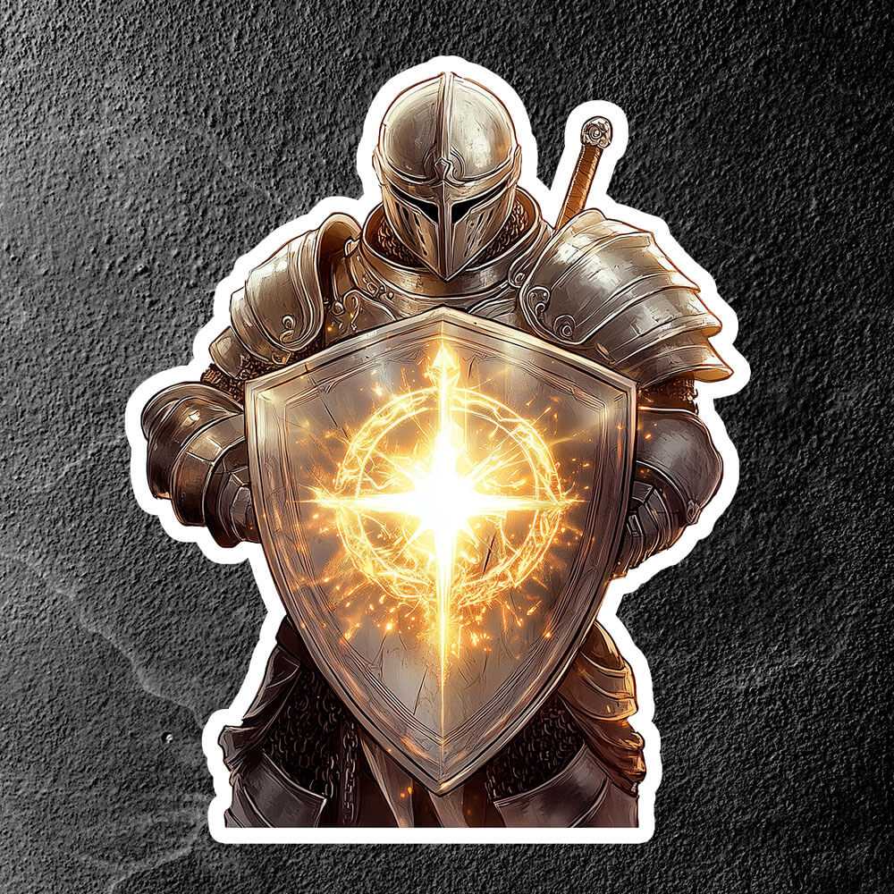 Paladin’s Shield - Vinyl Sticker – QuestBourne