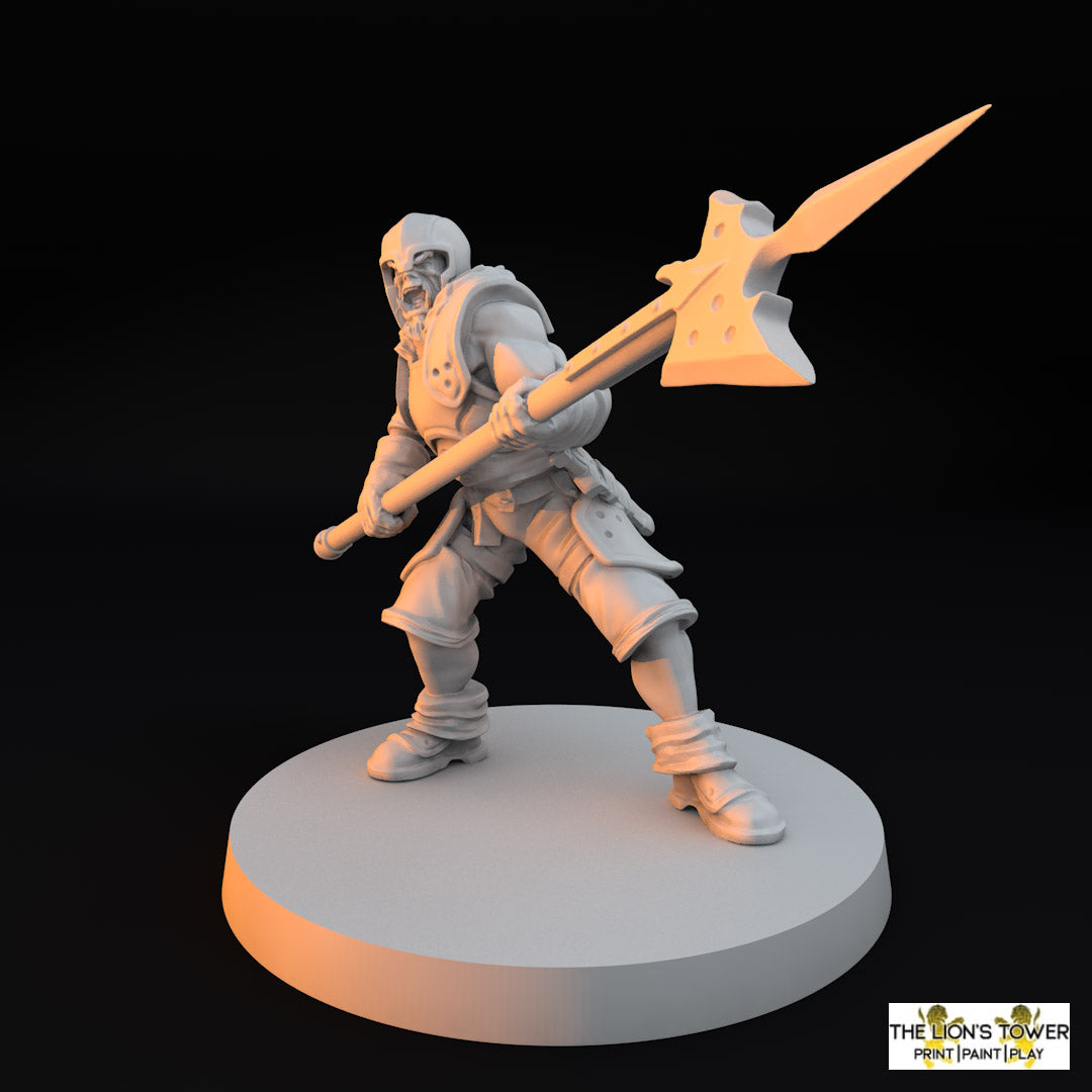 Halberdier 2 - Tabletop Miniature – QuestBourne