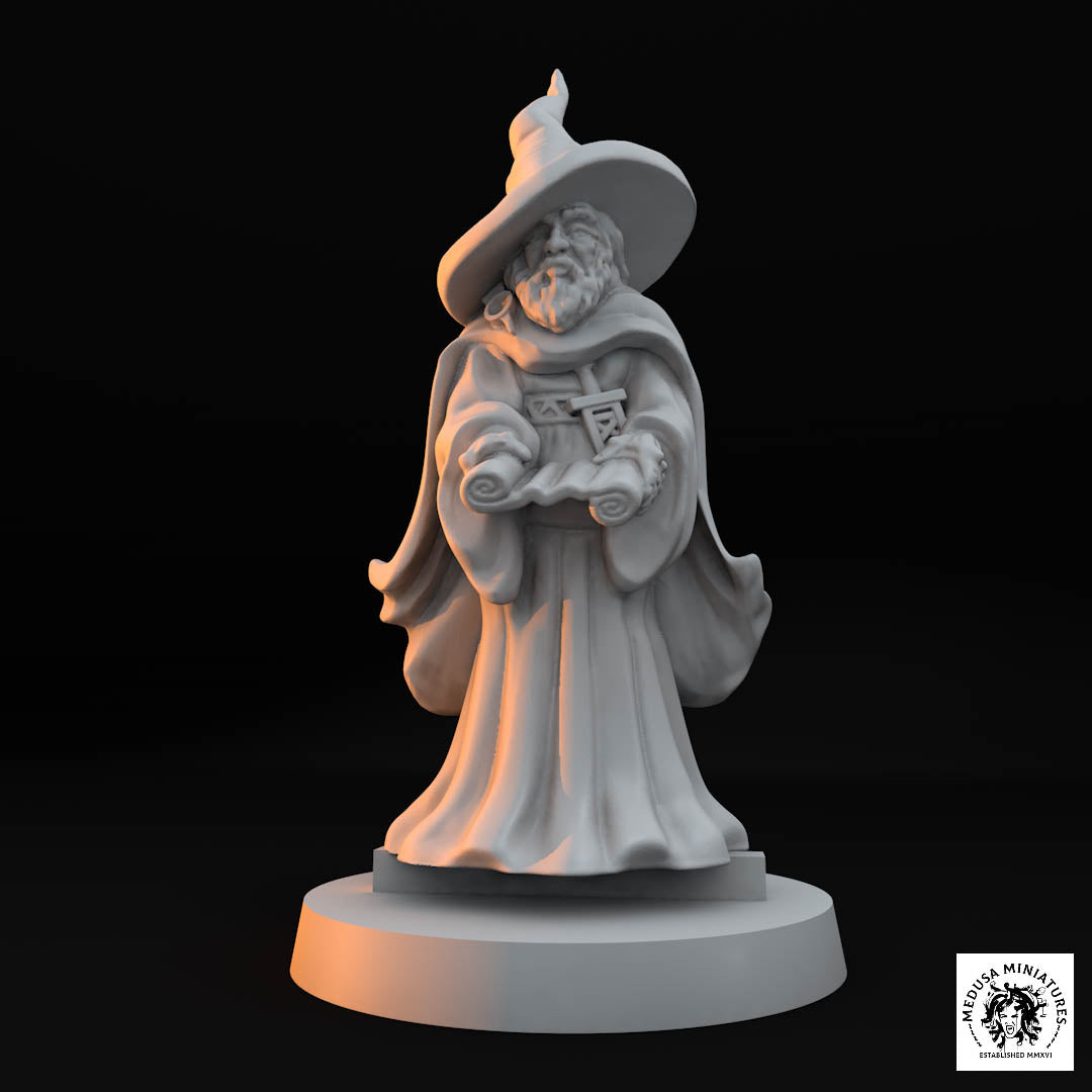 Wizard - Tabletop Miniature – QuestBourne