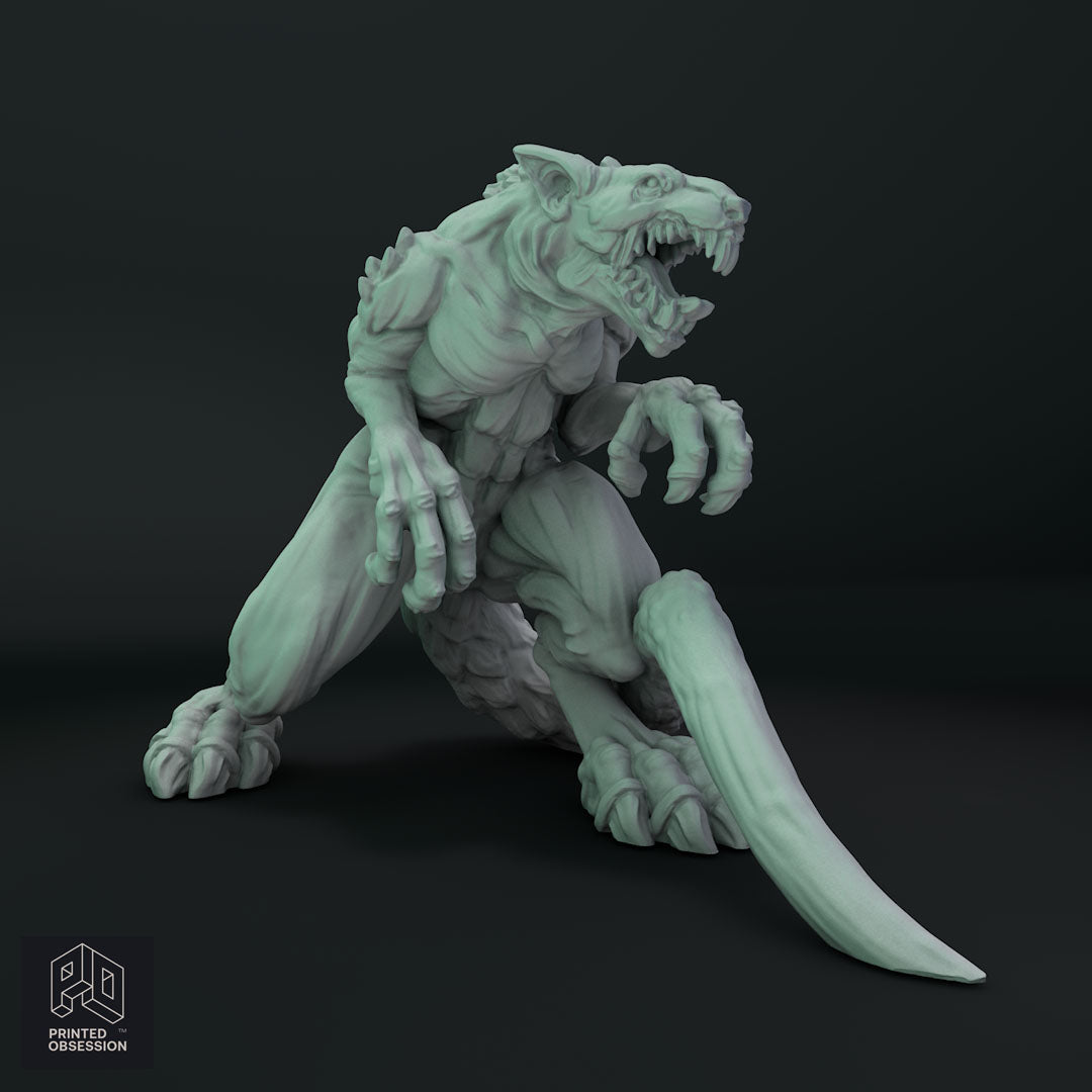 Big Rat Tabletop Miniature – QuestBourne