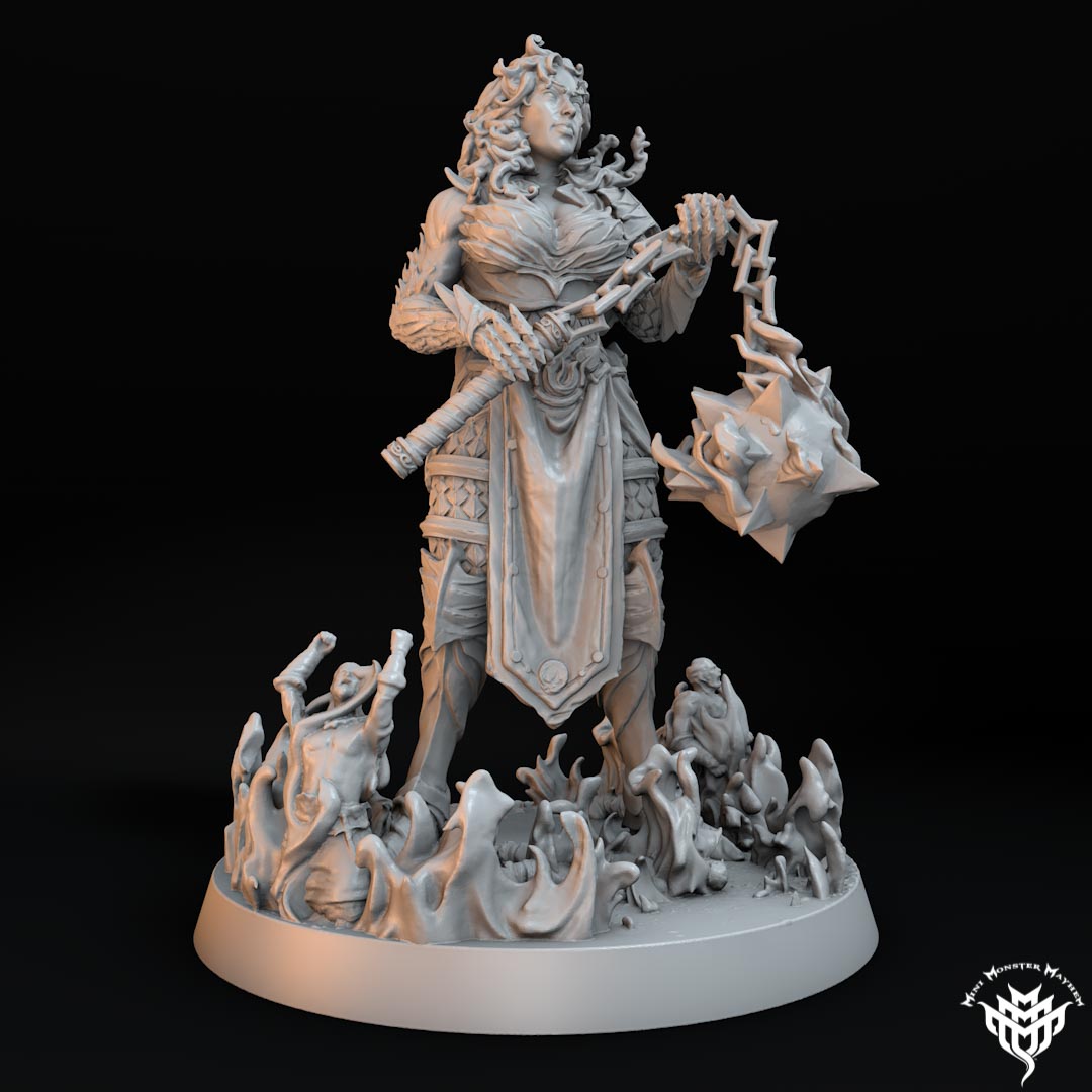 Fire Giant Female 1 Tabletop Miniature – QuestBourne