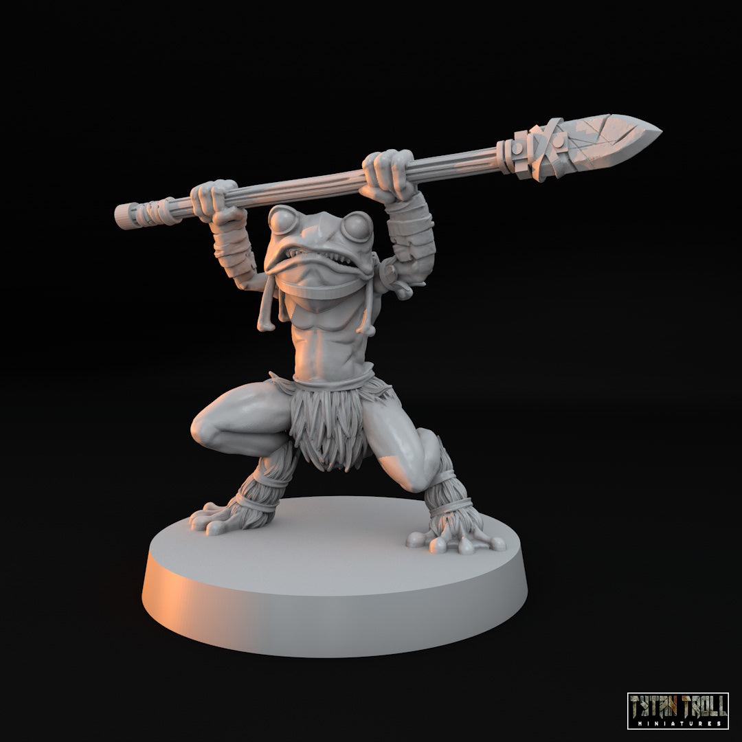 Frog Folk 05 Tabletop Miniature - QuestBourne