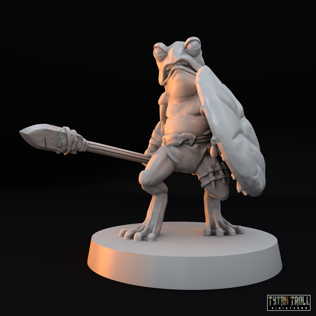 Frog Folk 09 Tabletop Miniature - QuestBourne