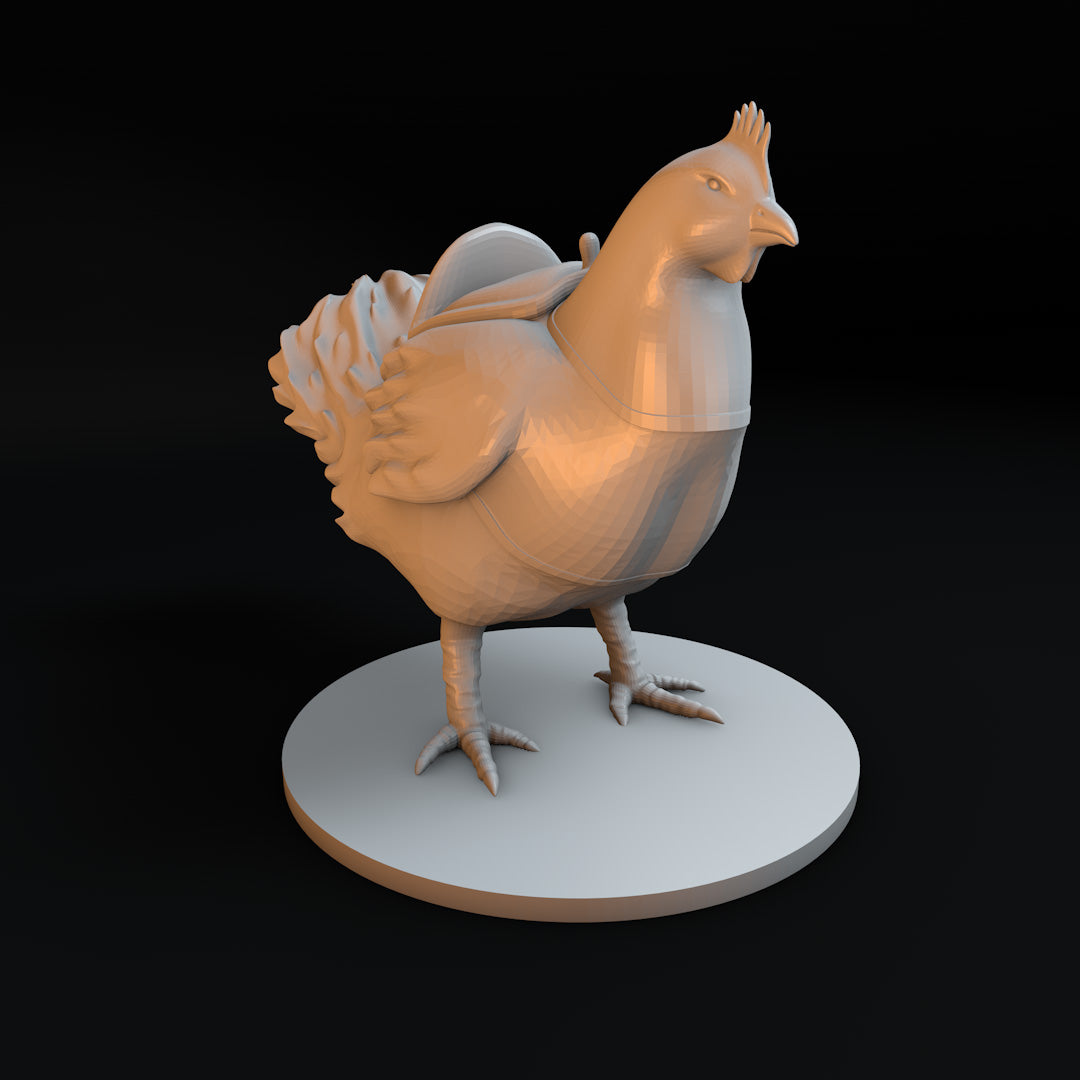 Giant Chicken Tabletop Miniature – QuestBourne