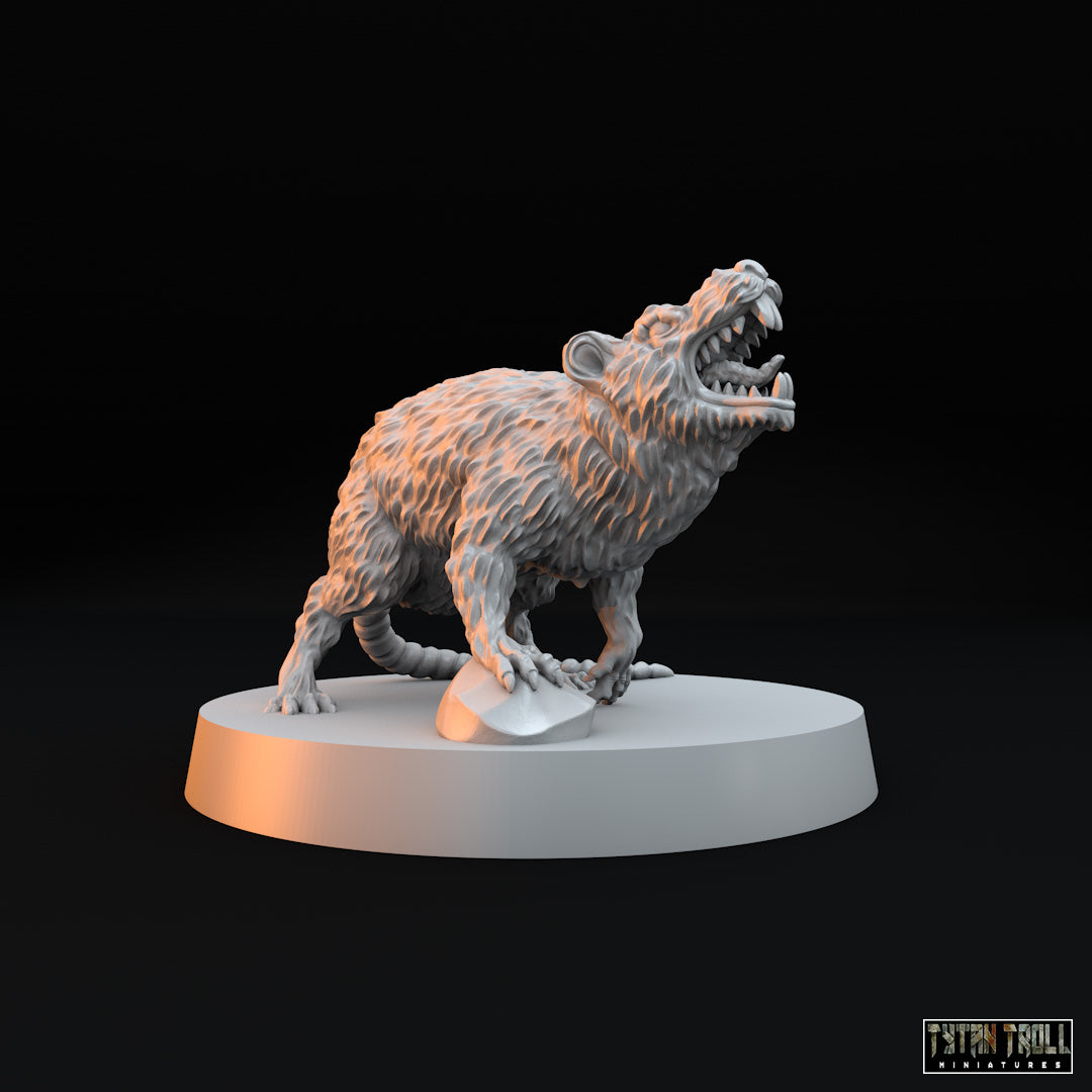 Giant Rat 04 - Tabletop Miniature – QuestBourne