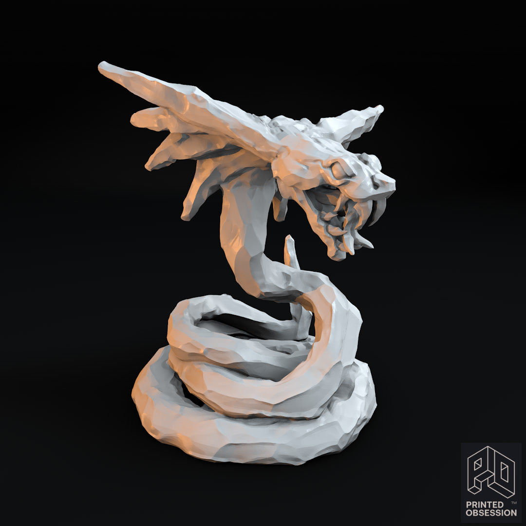 Icicle Snake Tabletop Miniature – QuestBourne