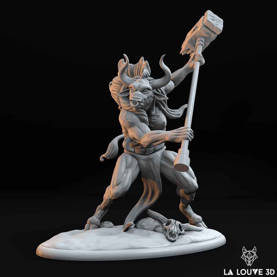 Minotaur Female Tabletop Miniature – QuestBourne