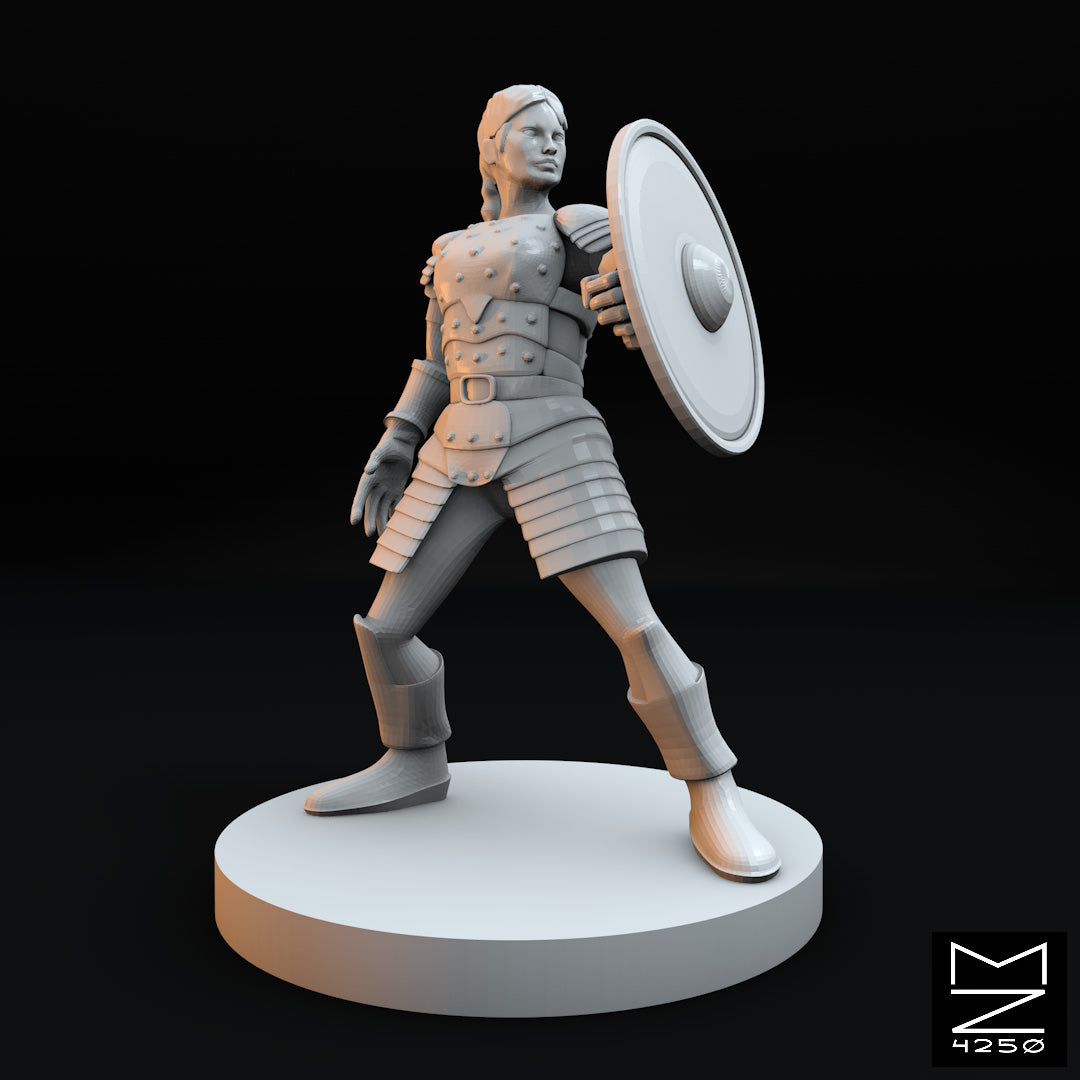 Female Human Life Cleric Tabletop Miniature – QuestBourne