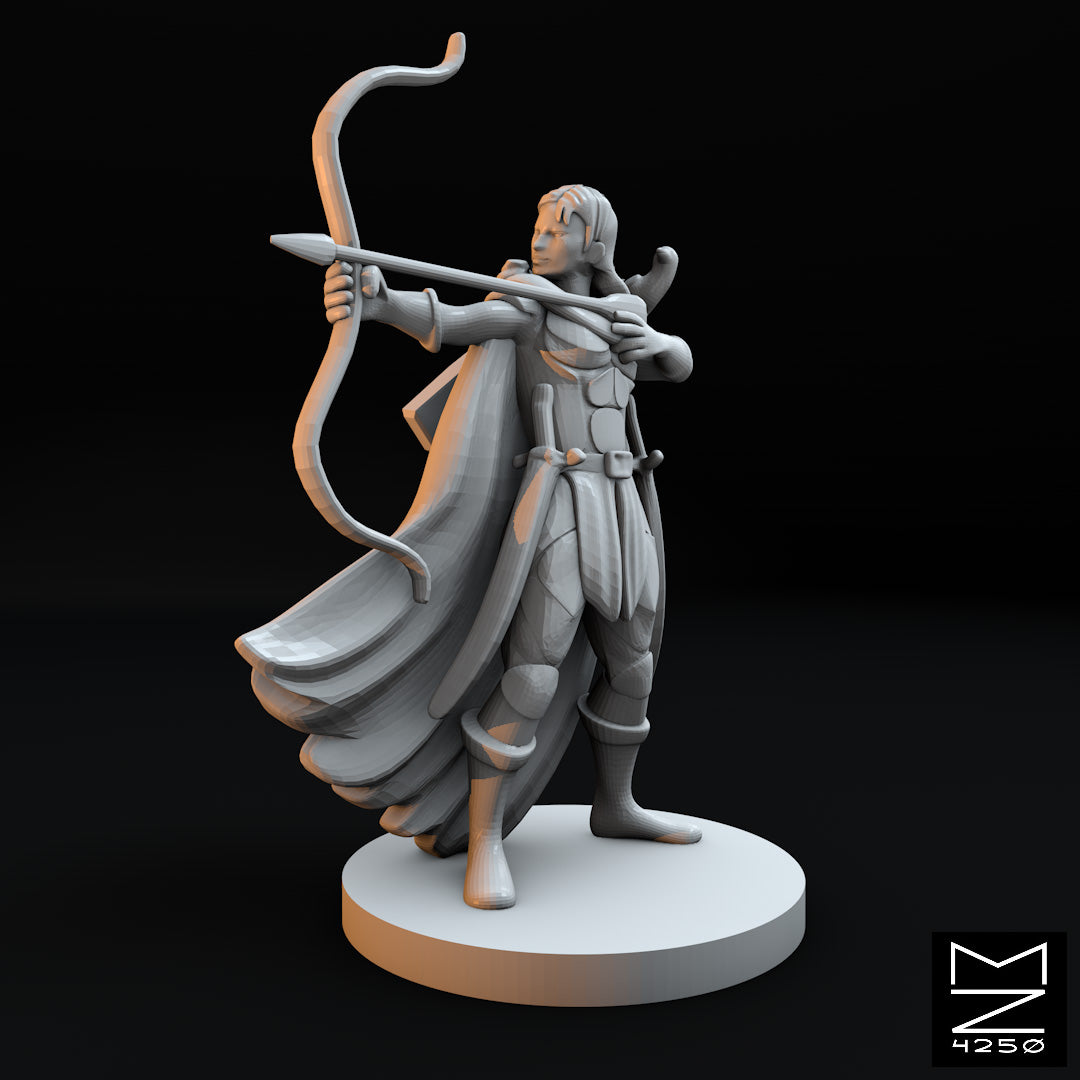 Female Human Ranger Tabletop Miniature – QuestBourne