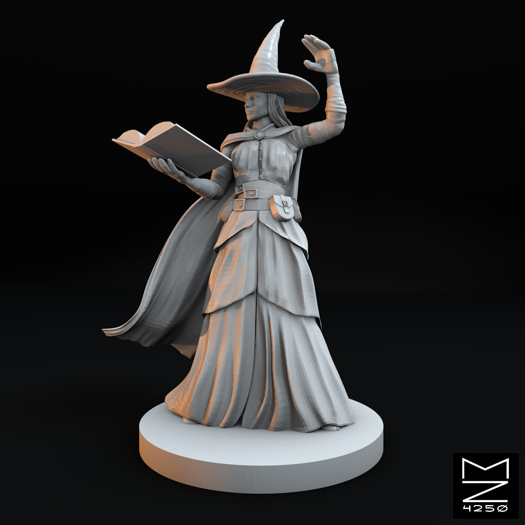Female Human Wizard 2 Tabletop Miniature – QuestBourne