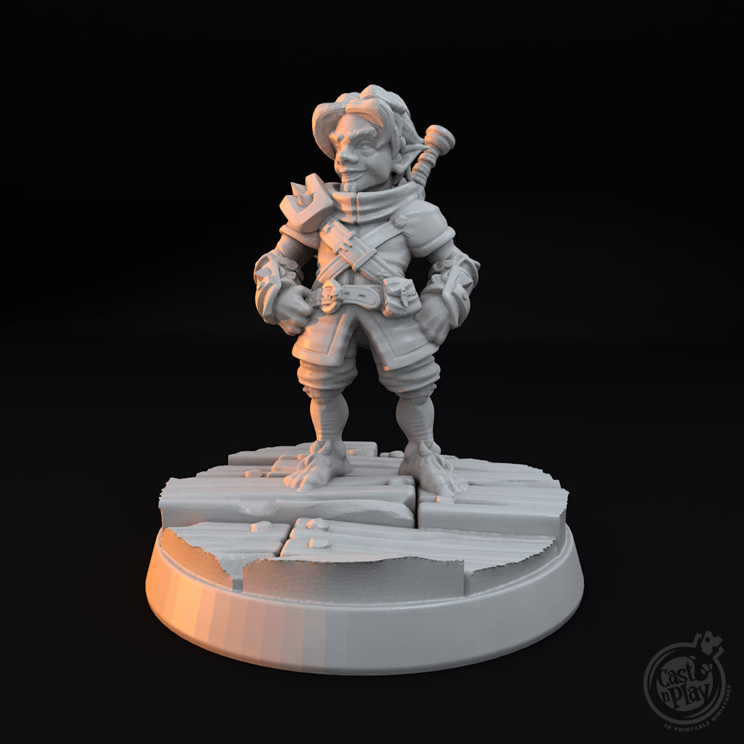 Halfling Fighter - Tabletop Miniature – QuestBourne