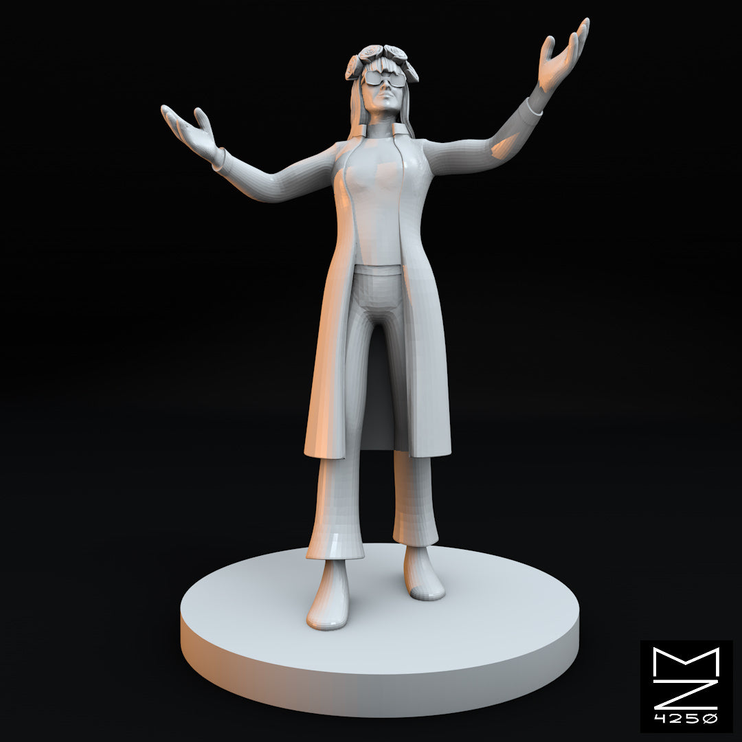 Hippie Bard Tabletop Miniature – QuestBourne