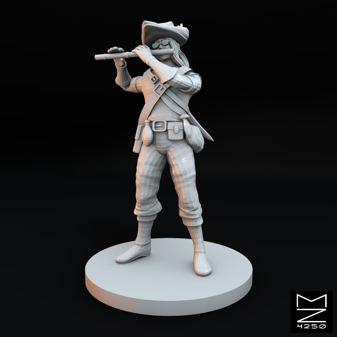 Male Human Bard 2 Tabletop Miniature - QuestBourne
