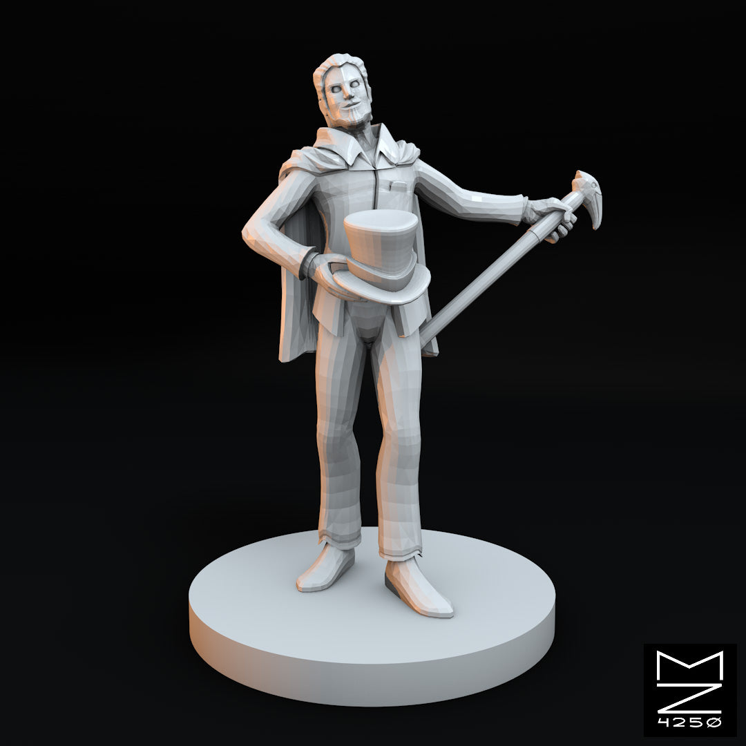 Male Human Charlatan Rogue Tabletop Miniature – QuestBourne