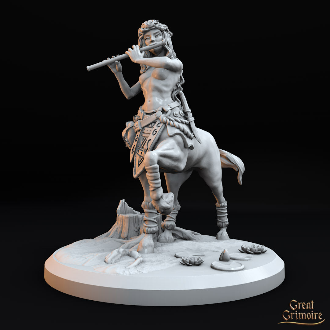 Orelaia, the Centaur Bard Tabletop Miniature – QuestBourne