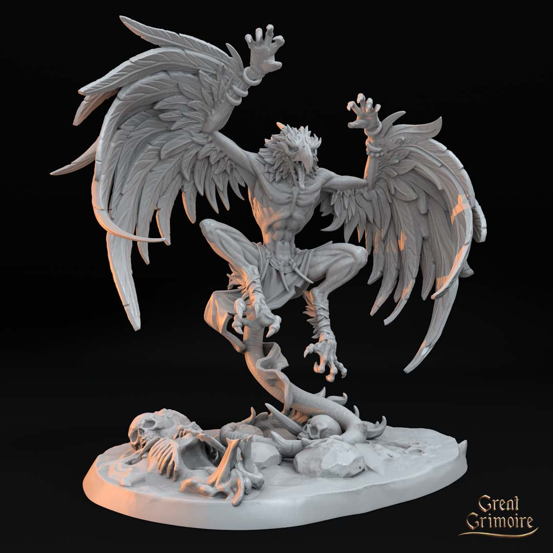 Rapacious Bird Attacking - Tabletop Miniature – QuestBourne