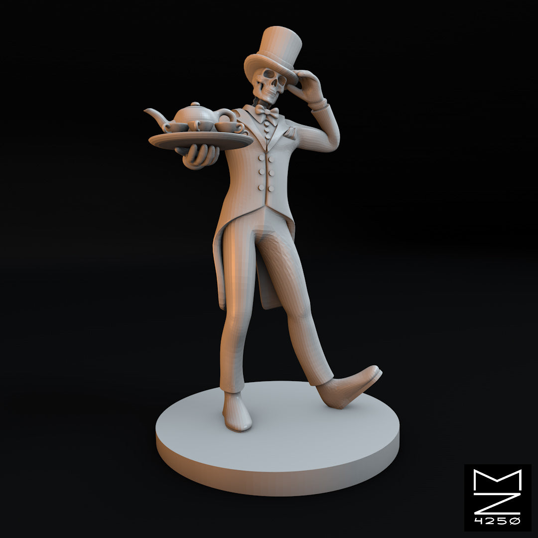 Skeleton Butler Tabletop Miniature – QuestBourne