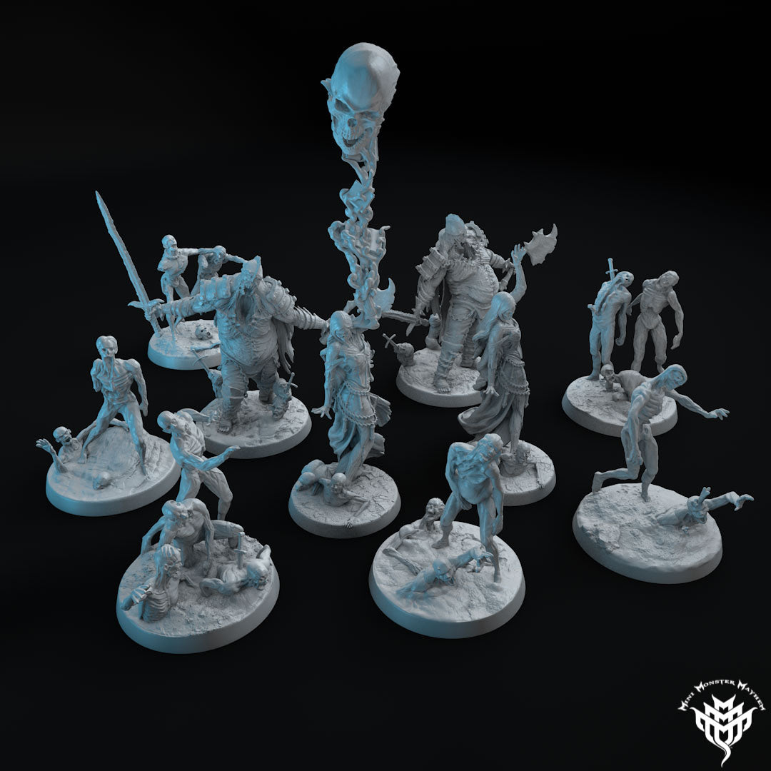 Epic Zombie Horde Tabletop Miniature Bundle - QuestBourne