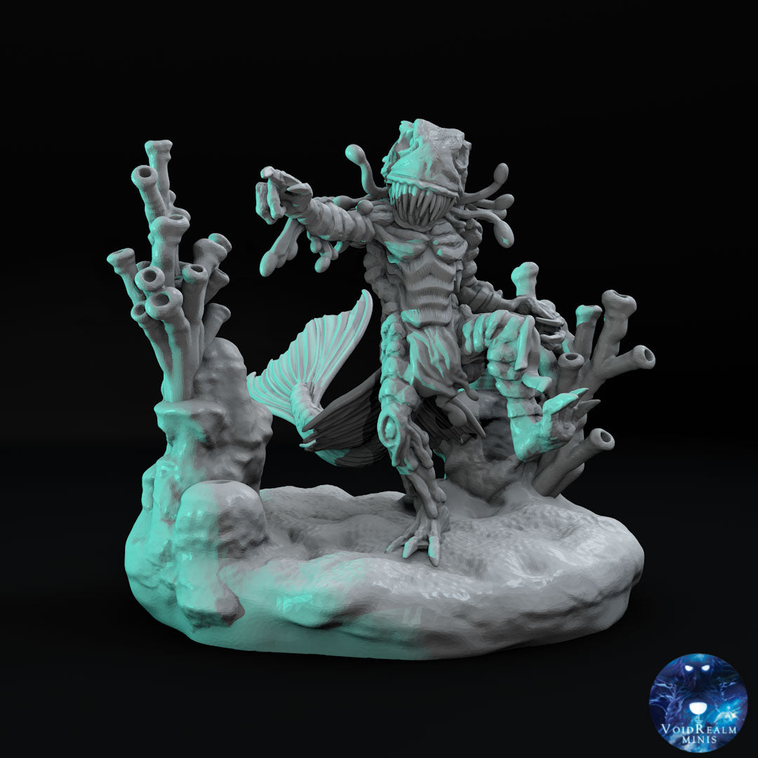Deep One 3 Tabletop Miniature – QuestBourne